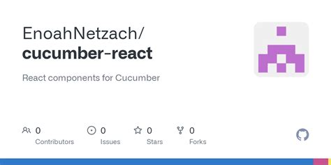 github enoahnetzach cucumber react react components for cucumber