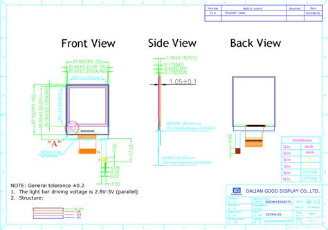 Gooddisplay大连佳显 Gdeh0154d67 Datasheet 显示屏触摸屏 Gooddisplay大连佳显 一牛网论坛