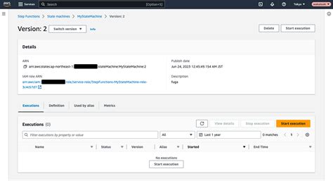 アップデート Aws Step Functions で Versions And Aliases が利用可能になりました