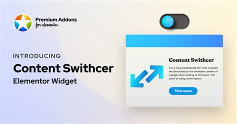 Elementor Content Switcher Premium Addons For Elementor