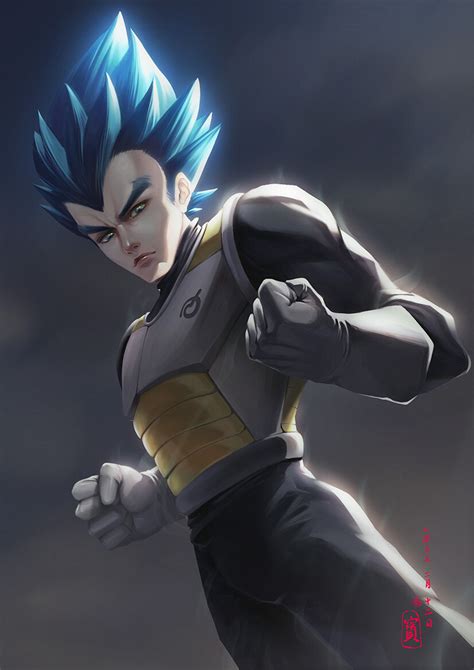 Artstation Dragon Ball Vegeta Fanart