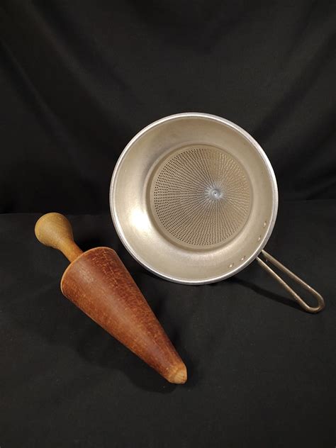 Wearever Cone Shaped Colander And Pestle Etsy