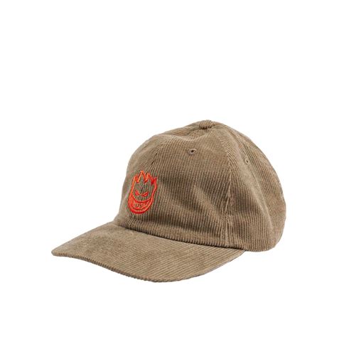 Spitfire Lil Bighead Strapback Hat Brownred Tiki Room Skateboards