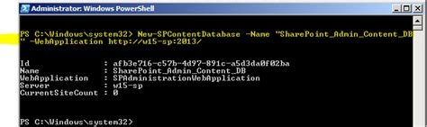 Renaming Admin Content Database And Other Content Databases In