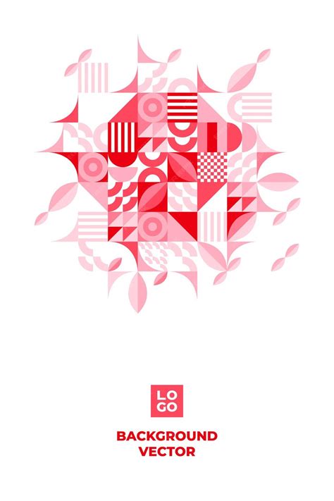 Premium Vector Geometric Shapes Mosaic Background