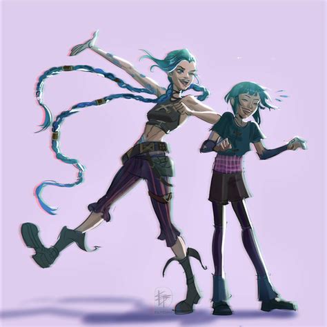Jinx Fan Art Jinx Arcane Fanart By Wedvariin On Deviantart