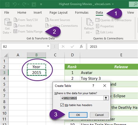 Passing A Parameter In Power Query XL N CAD