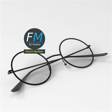 Glasses Round By Francescomilanese85 3docean