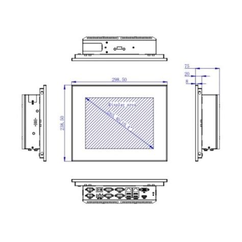104 Inch Industrial Fanless Panel Pc Based On Intel® Celeron® J1900