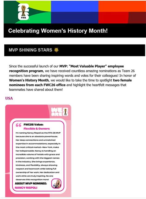 Thank You Fifa For The Recognition Nancy Rispoli 43 Comments