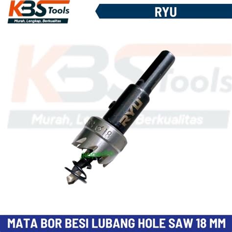 Mata Bor Besi Hole Saw 18mm Ryu Mata Bor Lubang Plat Besi 18 Mm Lazada Indonesia