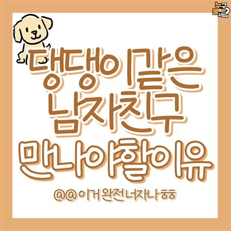 누구 물어본 사람 누물보 댕댕이같은 남자친구 만나면 좋은 점🤎 이고 완전 쟈기 얘기자나 ㅎㅎㅎㅎ 댕댕이 댕댕미 남자친구 댕댕이남친 댕댕이상남친