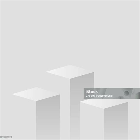 흰색 수 상자도 연단 빈 주 춧 대입니다 벡터 일러스트 레이 션 메달 수상대에 대한 스톡 벡터 아트 및 기타 이미지 메달 수상대 1위 2 위 상 종류 Istock