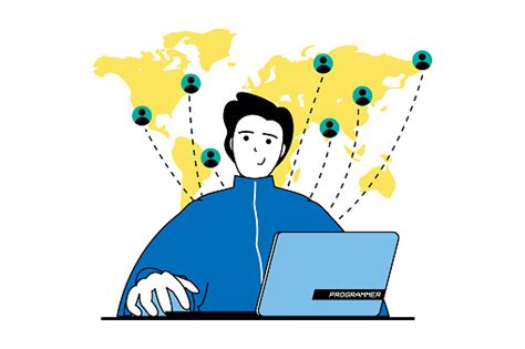 플랫 웹 디자인에서 사람들 장면을 가진 대상 청중 개념입니다 고객을 유치하고 글로벌 고객과 연결하는 사람 소셜 미디어 배너