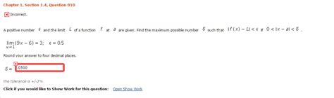 solved a positive number epsilon and the limit l of a