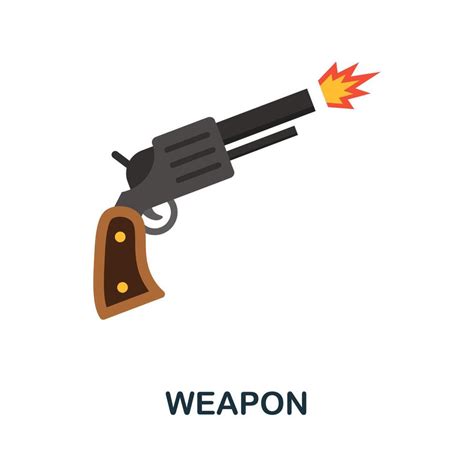 Weapon Flat Icon Color Simple Element From Weapon Collection Creative Weapon Icon For Web