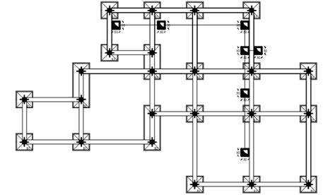 2d Cad Construction Of Foundation Dwg Autocad File