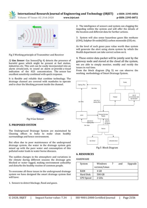 Irjet Smart Underground Drainage Blockage Monitoring And Detection