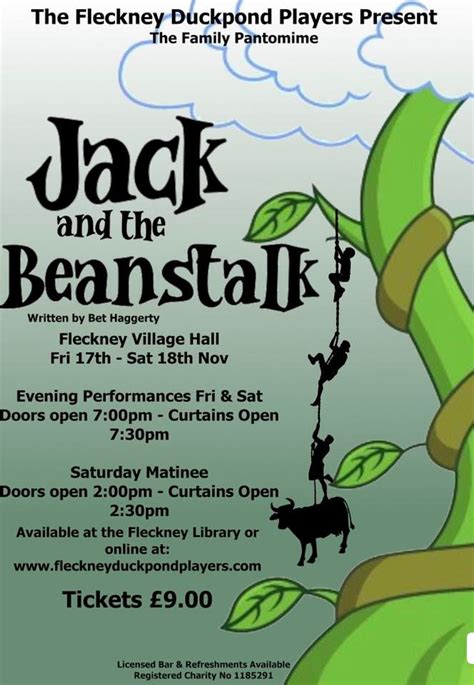 Jack And The Beanstalk Pantomime Fleckney Village Hall Broughton