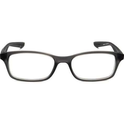 Nike Small Eyeglasses 5005 010 Matte Gray Rectangular Gem