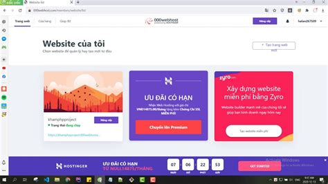 Hướng Dẫn Upload Website Laravel 7x Lên 000webhost Hosting Free 2020