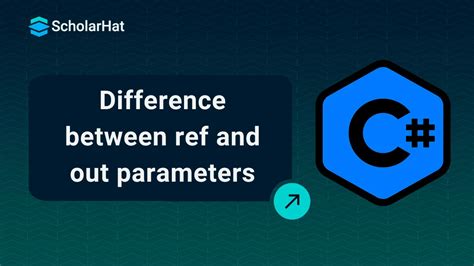 Difference Between Ref And Out Parameters