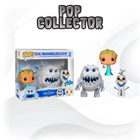 Funko Pop Disney Frozen 3 Pack Elsa Marshmallow And Olaf Eur 17799