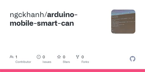 GitHub Ngckhanh Arduino Mobile Smart Can
