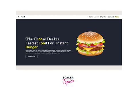 building a landing page using html and css css projects scaler topics