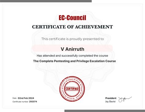 the complete pentesting and privilege escalation course ec council