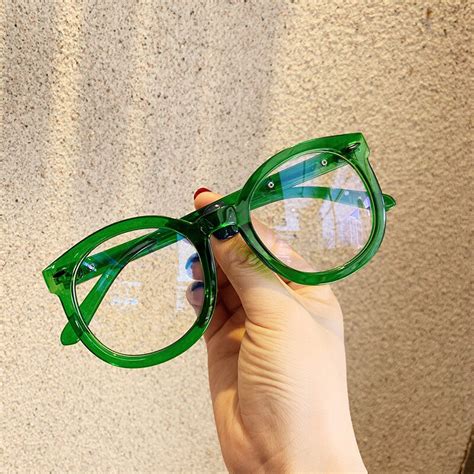 Glasses Frame Round Computer Eyeglasses Candy Colo Vicedeal