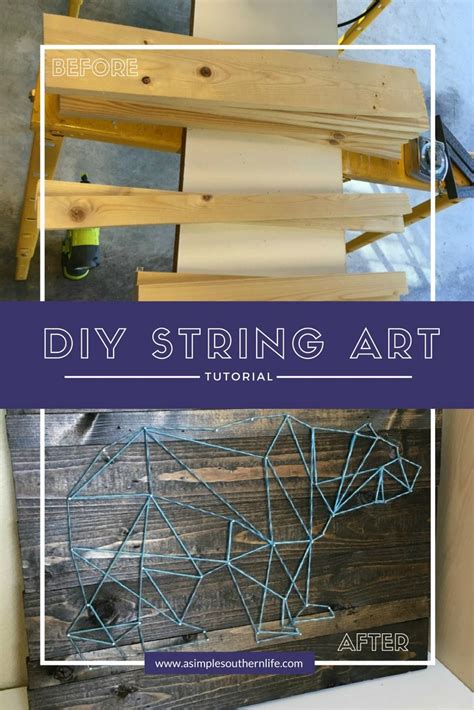 DIY String Art Tutorial That You Can Complete In One Afternoon