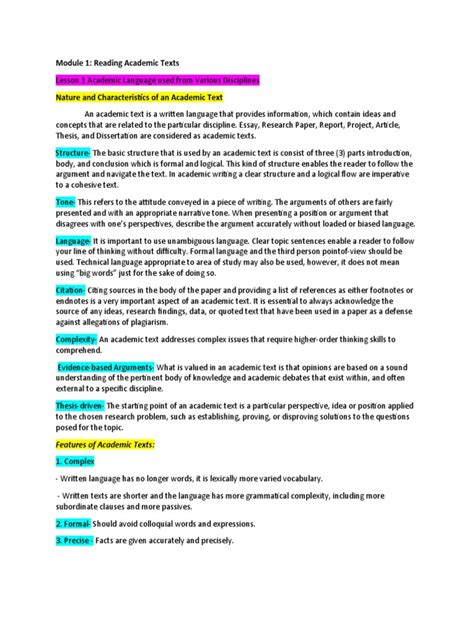 Eapp Reviewer Pdf Reading Comprehension Argument