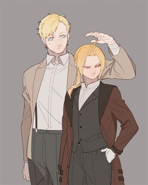 Edward And Alphonse Fanart Fma Brotherhood Characters
