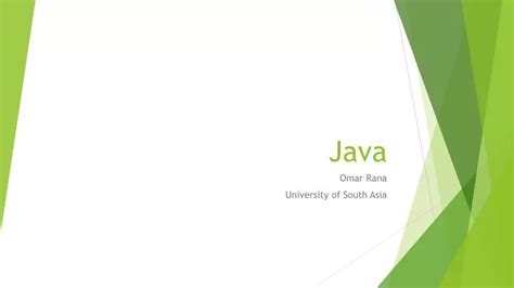 Ppt Java Powerpoint Presentation Free Download Id6586553