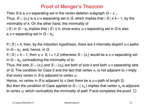 ppt v12 menger s theorem powerpoint presentation free download id