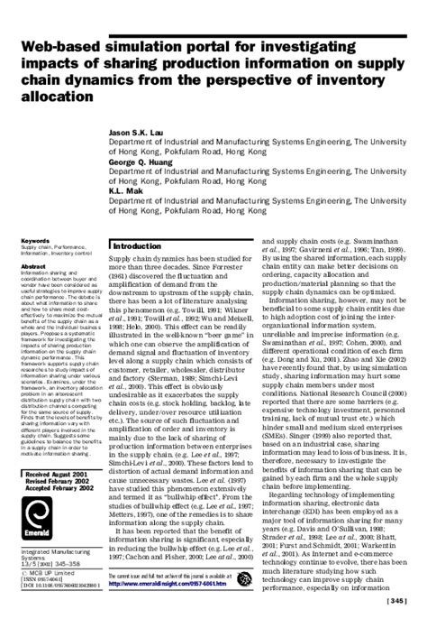 Pdf Web‐based Simulation Portal For Investigating Impacts Of Sharing