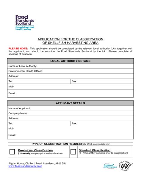 Application For The Classification Of Shellfish