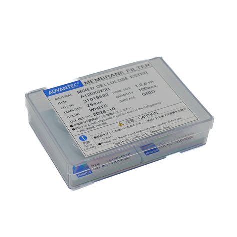 Mce Filters Gridded 25mm 100 Pk Advantec Js Holdings