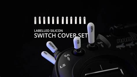 Labelled Silicon Switch Cover Set Long — Flying Robot