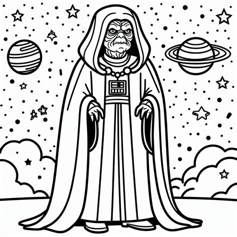 Desenhos De Darth Sidious Para Colorir