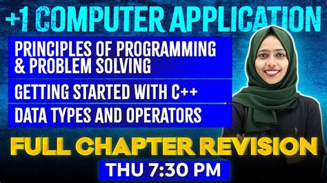 Plus One Ca Exam Principles Of Programming Getting Started With C