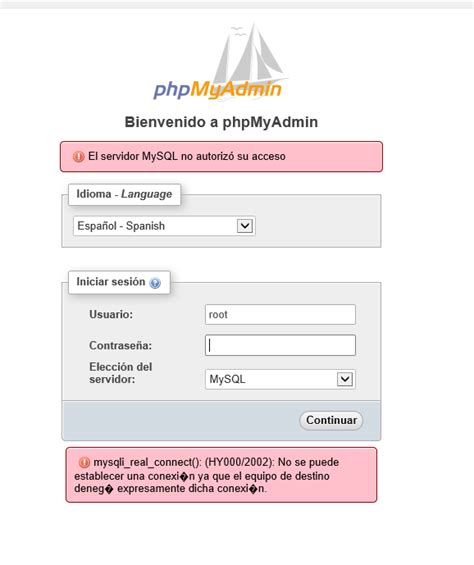 Phpmyadmin Problemas Al Inciar Mysql En Wamp Server Stack Overflow