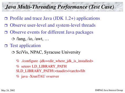 ppt integration and application of the tau performance system in parallel java environments