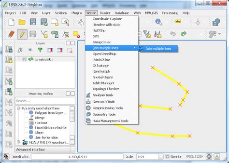 Gpx Connecting Two Line Ends In QGIS Without Resorting To Other Software Geographic