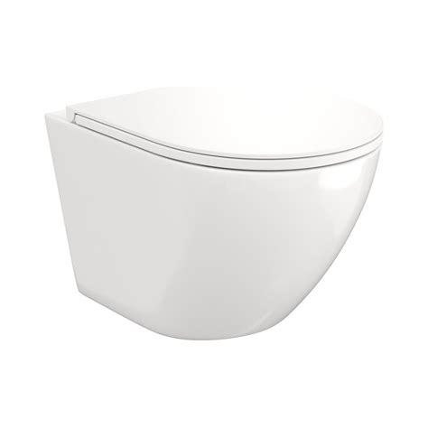 Подвесной унитаз Teymi Lina S безободковый, сиденье микролифт T40102 ЦБ ...