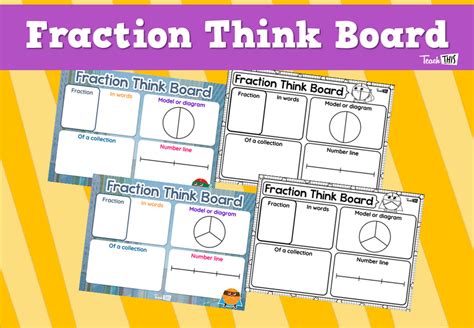 Fraction Think Board Teacher Resources And Classroom Games Teach This