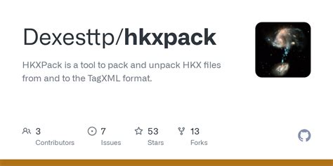 GitHub Dexesttp Hkxpack HKXPack Is A Tool To Pack And Unpack HKX Files From And To The TagXML