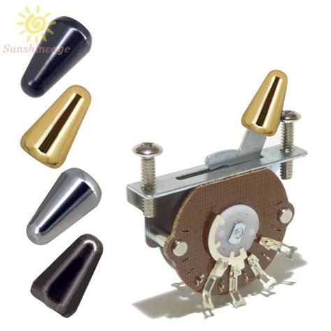 Metal Guitar Pickup Switch Tip Switch Knob For Lp Epi Style Electric