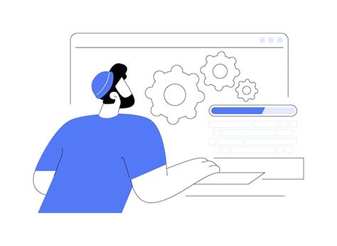 Premium Vector Software Installation Isolated Cartoon Vector